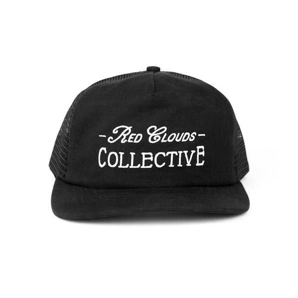 RCC Trucker Hat - Black - Red Clouds Collective - Made in the USA