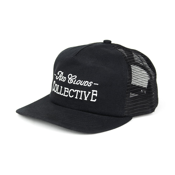 RCC Trucker Hat - Black - Red Clouds Collective - Made in the USA