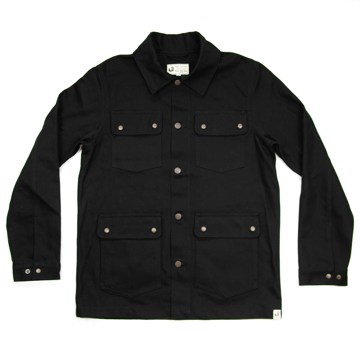 Great Northern Chore Coat - Black Canvas - Red Clouds Great Northern Chore Coat - Black Canvas - Red Clouds
