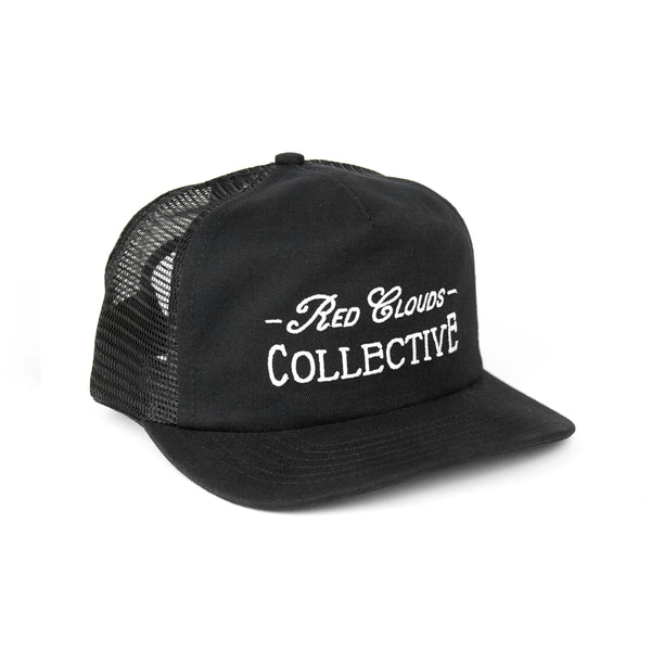 RCC Trucker Hat - Black - Red Clouds Collective - Made in the USA