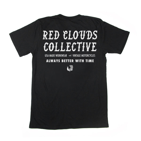 RCC Logo Pocket Tee - Red Clouds Collective - Made in the USA