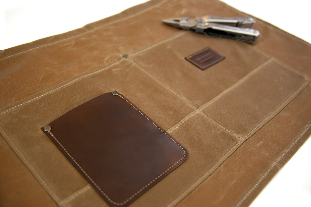 Winston Waist Apron - Brush Brown - Red Clouds Collective - Made in the USA