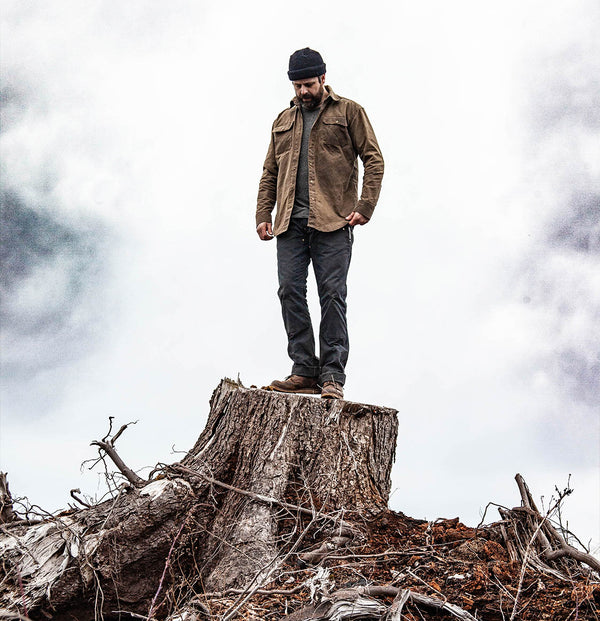 Witham Work Shirt - Havana Waxed Canvas - Red Clouds Collective - Made ...